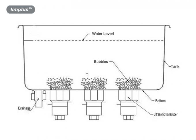Sonication Bath 61 Liter Lab Ultrasonic Cleaner For Surgical Instruments
